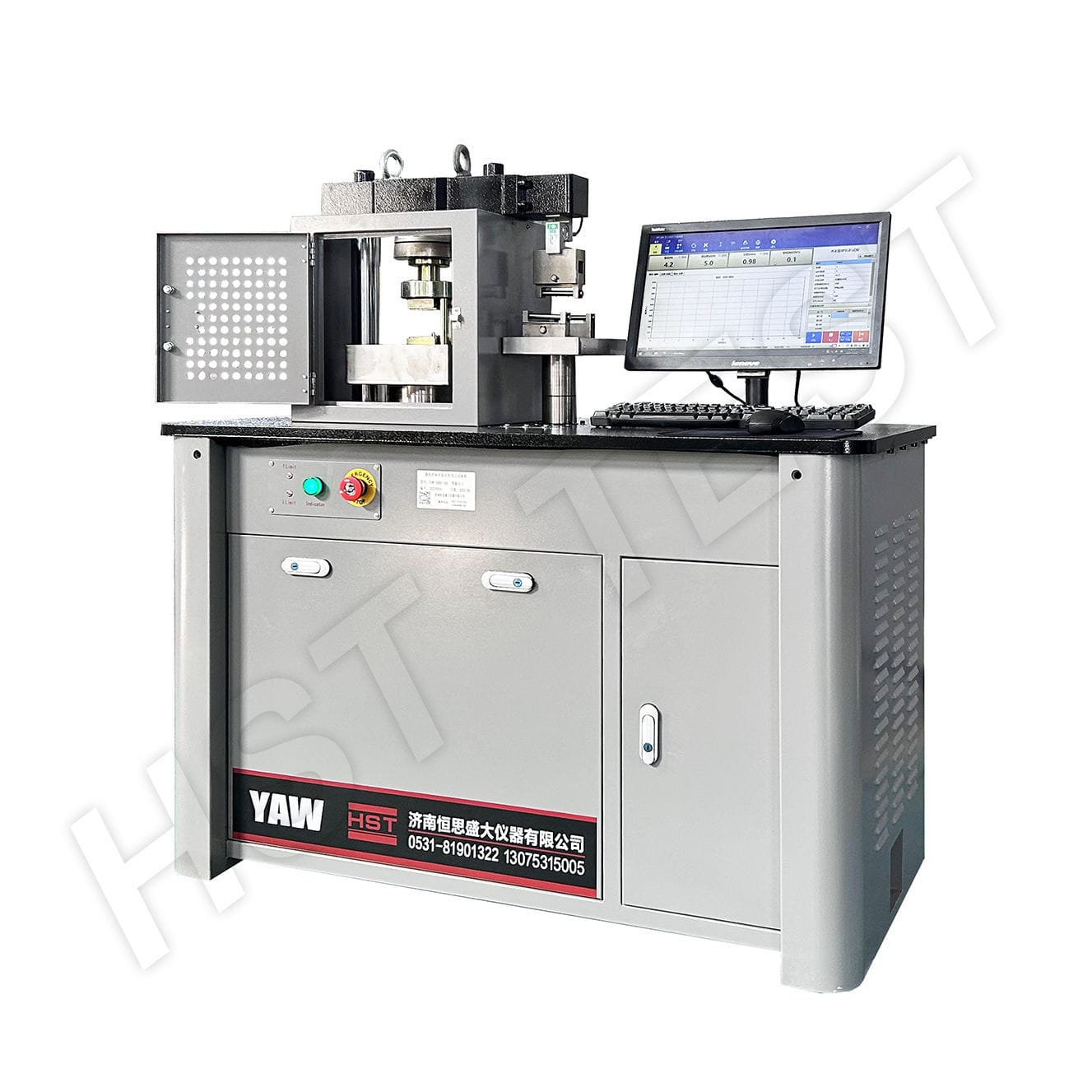 Machine d'essai de compression - YAW-300G - Jinan Hensgrand Instrument ...