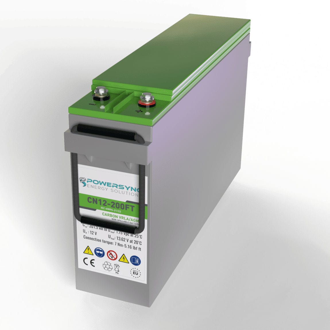Batterie VRLA - CN12-200FT - POWERSYNC Energy Solutions - rectangulaire ...
