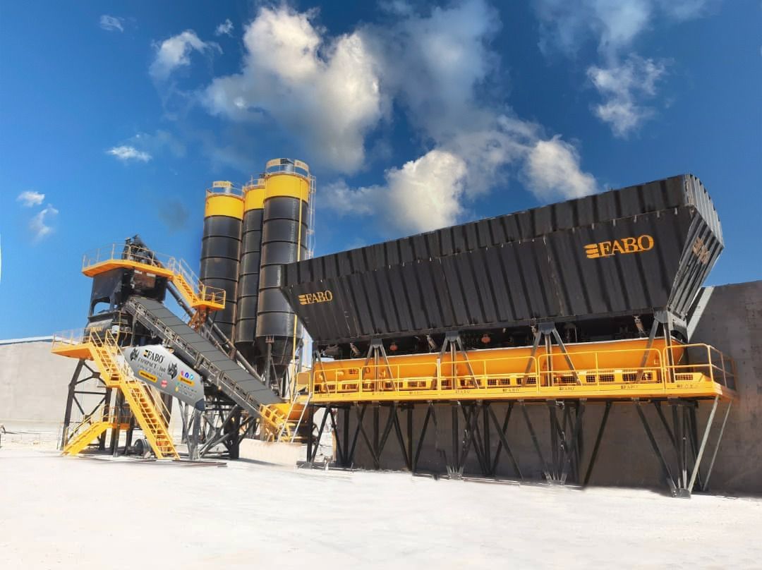 Centrale à béton stationnaire - COMPACT-160 Stock - Fabo Crushing ...