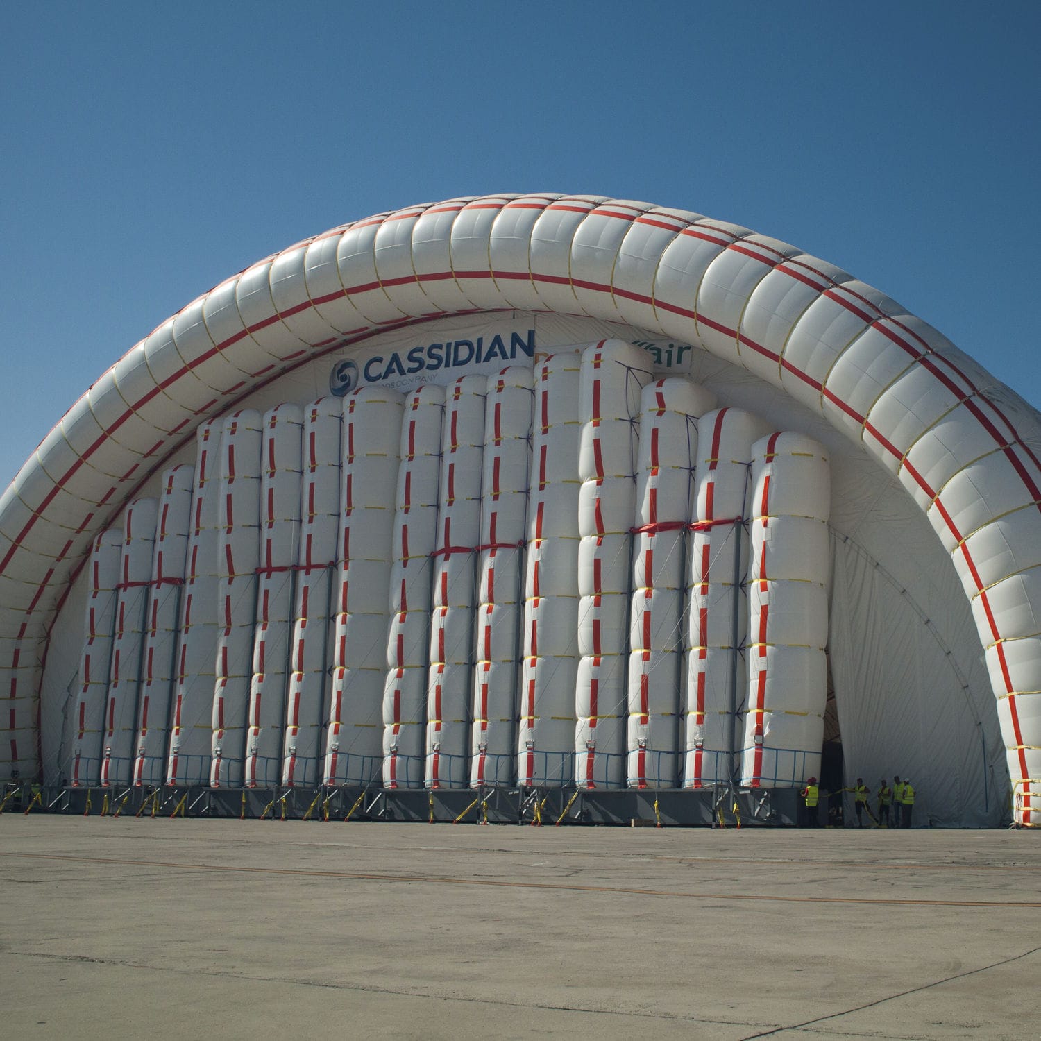 Structure gonflable de stockage - BUILDAIR - pour applications ...