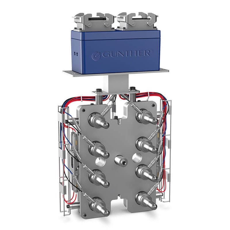 Système d'injection 8 points - HCP8B - GÜNTHER Heisskanaltechnik