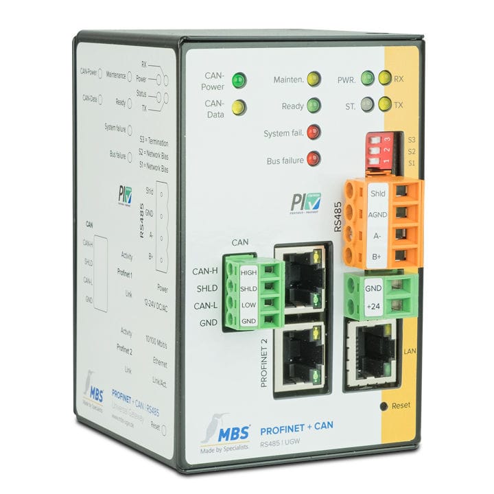 Passerelle de communication - Triple-X - MBS GmbH - RS-485 / RS-232 / ProfiNet