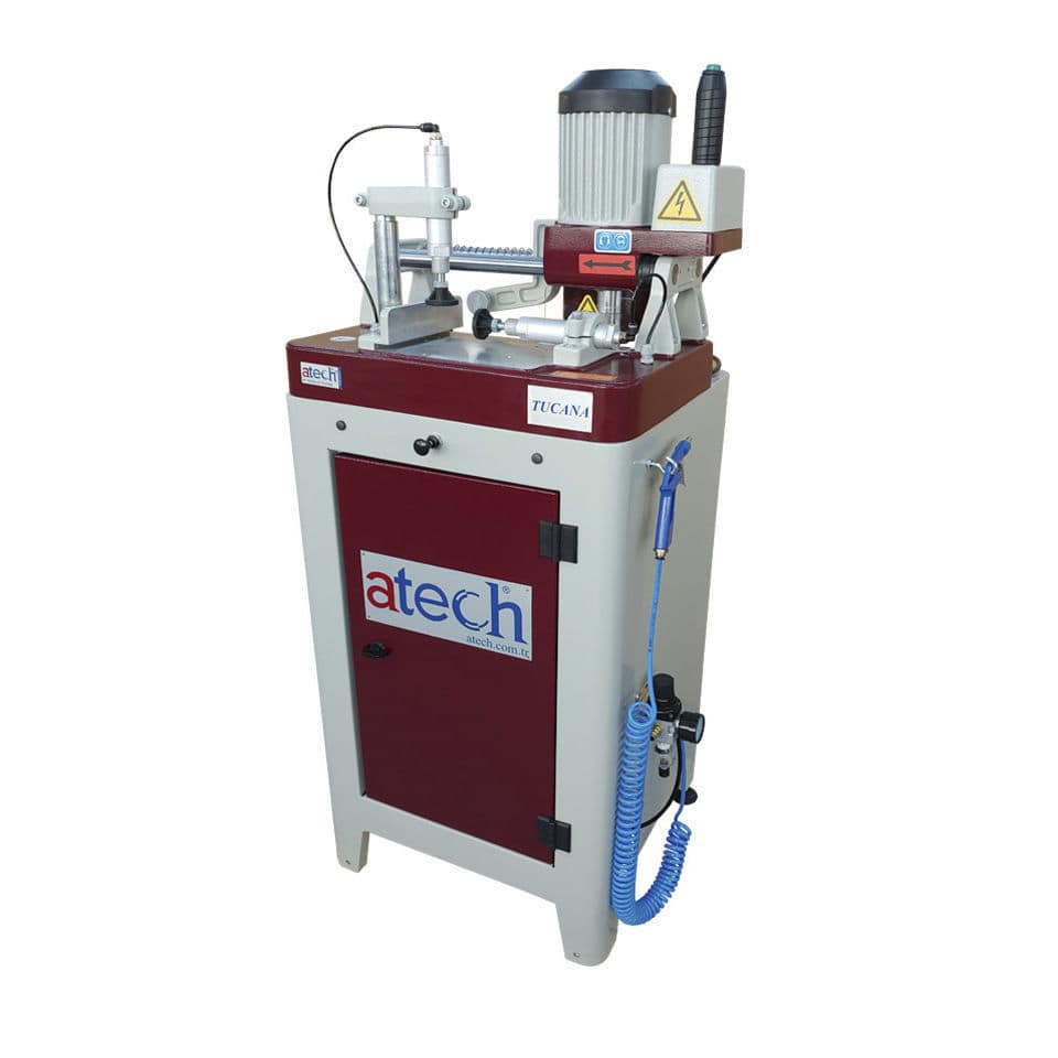 Abouteuse pour aluminium - TUCANA-3 - ATECH MACHINE - pour PVC / pour profilés en PVC / pour ...