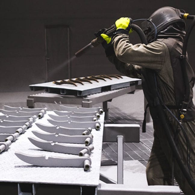 Abrasif de sablage en acier - DOT A/S - grains de verre