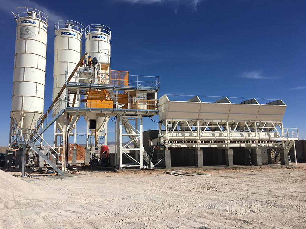 Centrale à béton stationnaire - C60 - MEKA Crushing Screening and ...