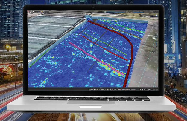 Logiciel d'interface - IQMaps - IDS GeoRadar - de visualisation / d'inspection / de post traitement