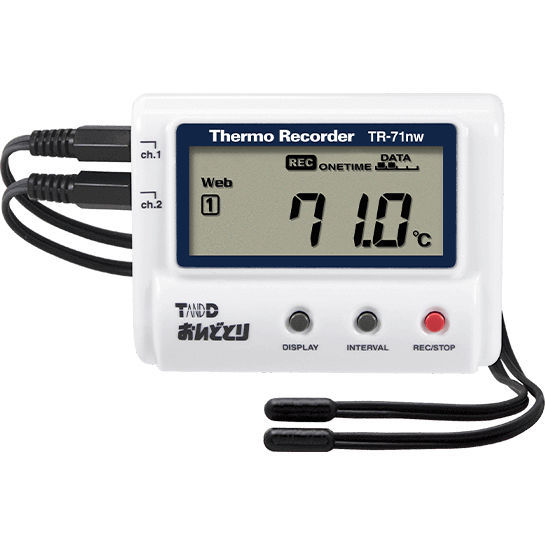 Enregistreur de données de température - TR-71nw - T&D Corporation - USB / ethernet / avec ...