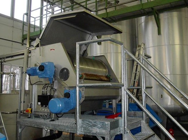 Crible à tambour / pour liquide / d'égouttage / autonettoyant ...