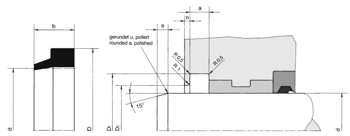 Joint racleur - AI series - Hunger - profilé / en caoutchouc / en NBR