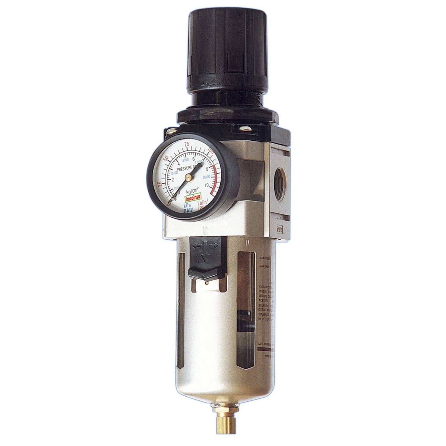 Filtre régulateur à air - 0P4 series - IMCOINSA - en métal / vertical ...
