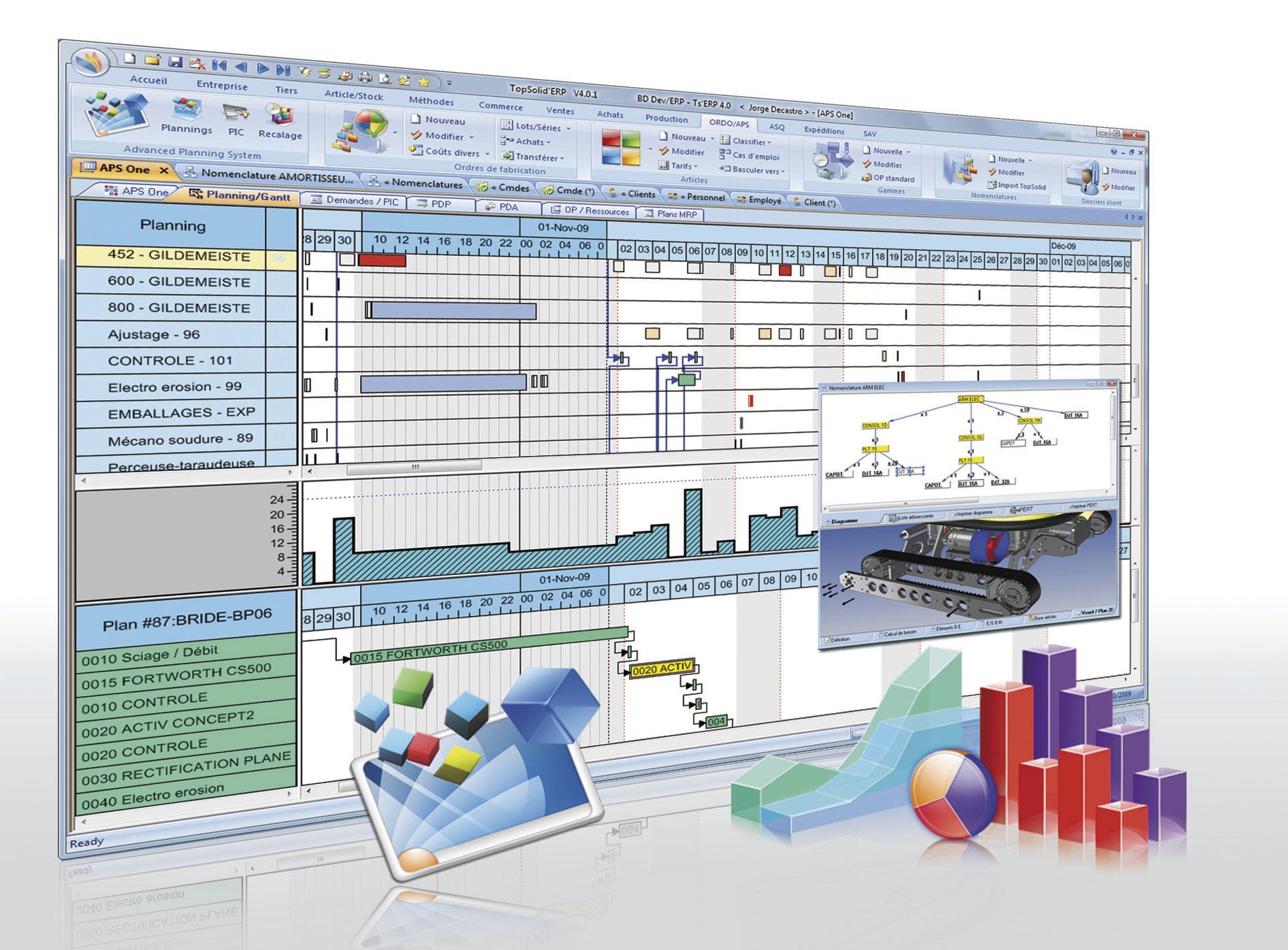 Logiciel d'ERP - TopSolid’Erp - TOPSOLID SAS - de GPAO / de gestion / de suivi