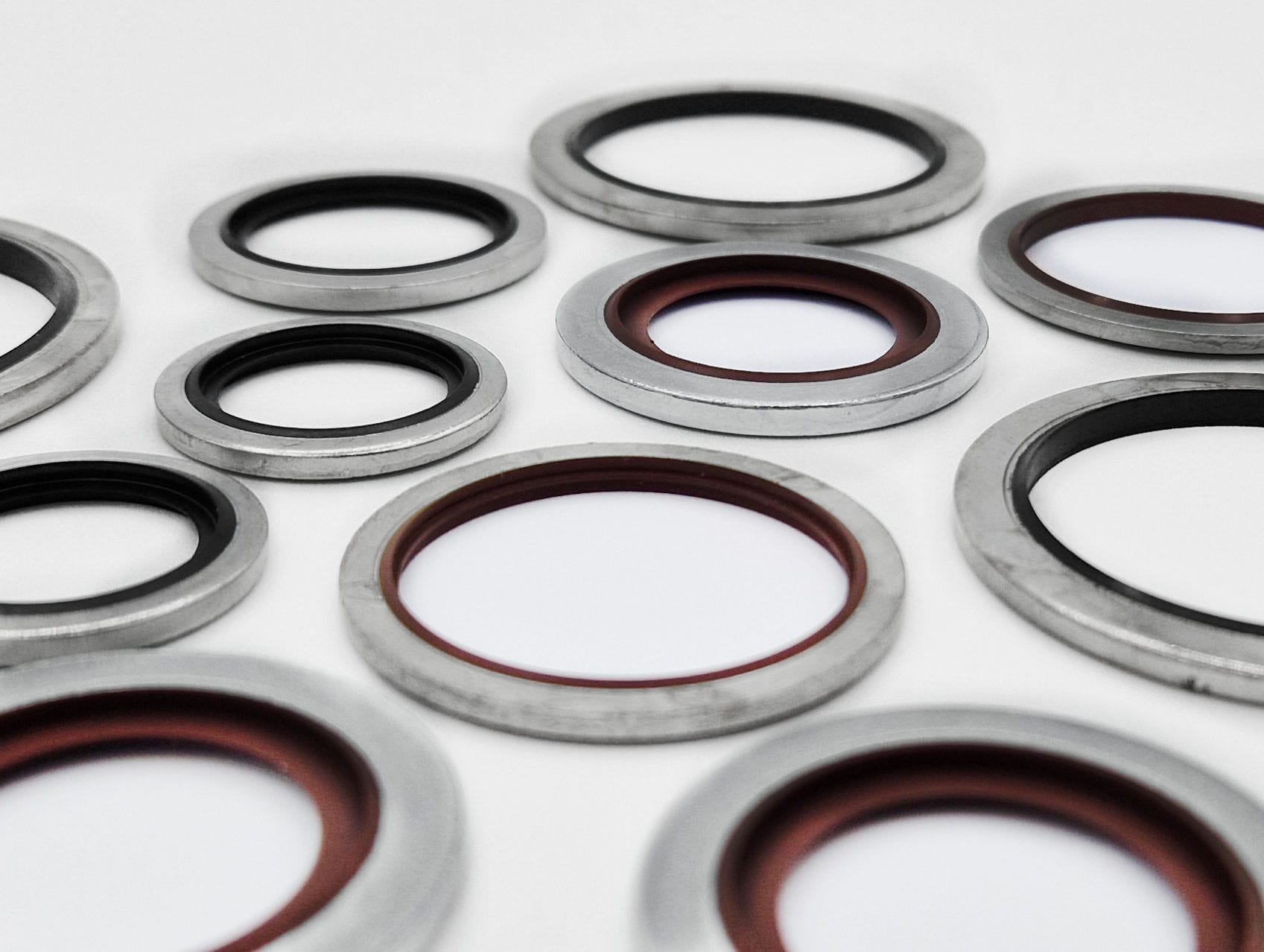 Joint à lèvre - BS series - TECHNE - en nitrile / en inox / en acier