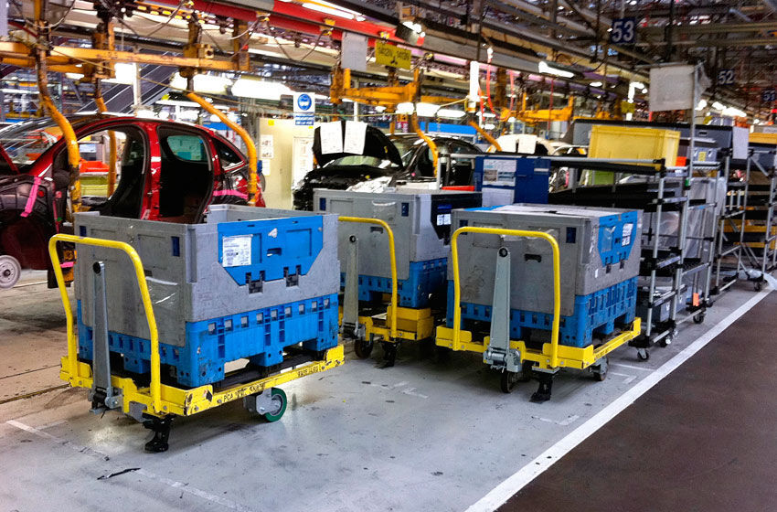 Plateau roulant porte bac - Coutier Industrie - pour transport