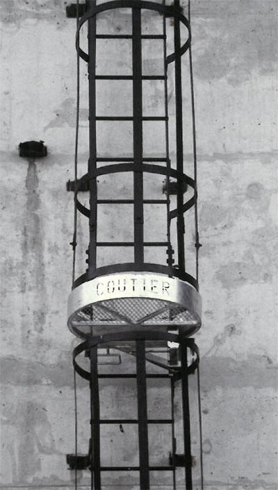 Palier d'échelle intermédiaire - C2I - Coutier Industrie - pivotant / à ...