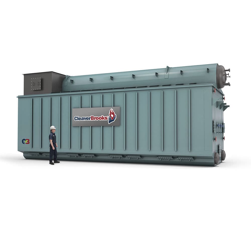 Chaudière à vapeur - A/O/D - Cleaver-Brooks - à gaz / à tubes d'eau