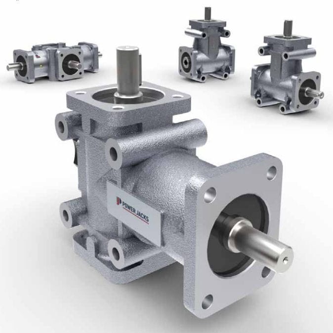 Réducteur à couple conique - 2000 series - Power Jacks - orthogonal / à ...