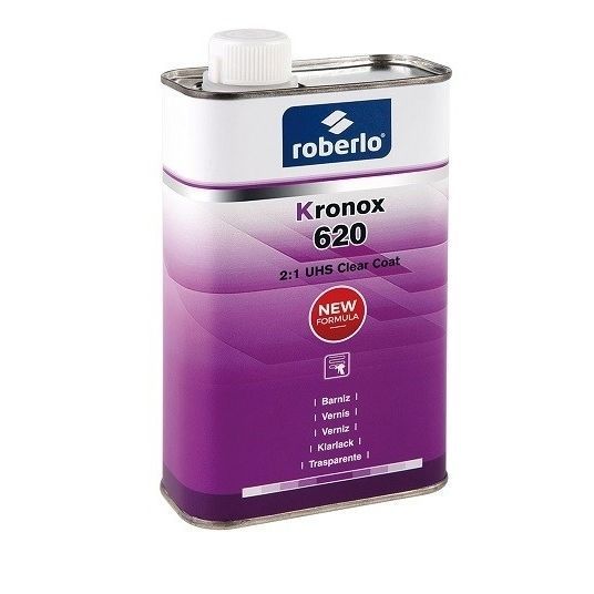 Vernis de finition - KRONOX 620 - Roberlo S.A. - à séchage rapide / bi-composant / pour l'automobile