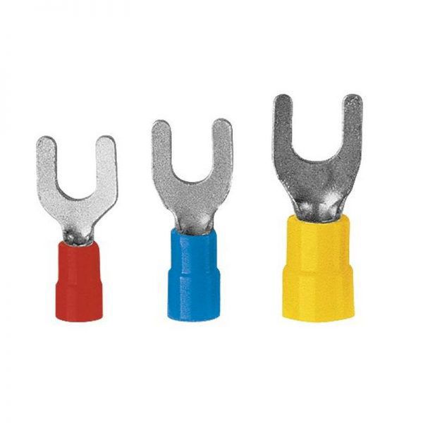 Cosse à fourche bridée - KNE series - Erko - tubulaire / isolée / en polyamide