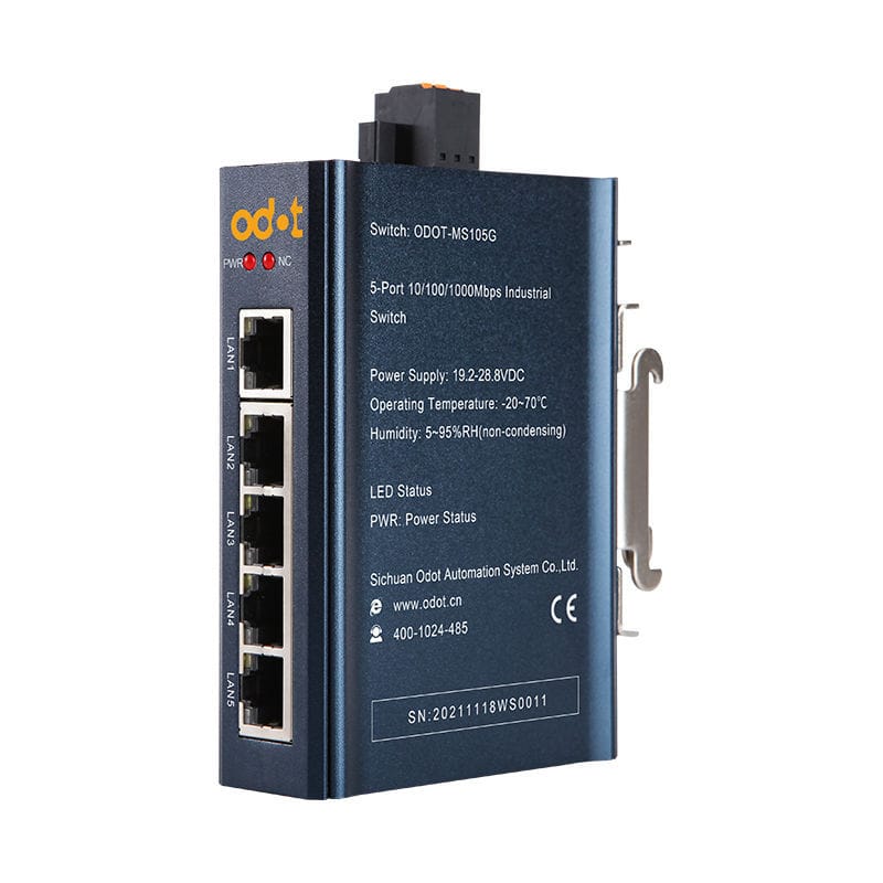 Commutateur Ethernet non administrable - ODOT-MS105G - ODOT Automation ...