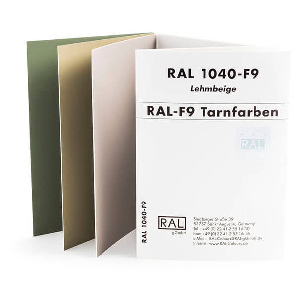 Nuancier RAL - F9 - RAL colours