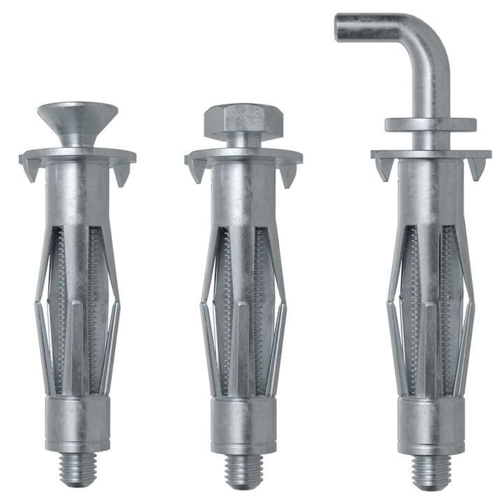 Cheville à expansion - HM - Artur Fischer - en métal / pour mur creux