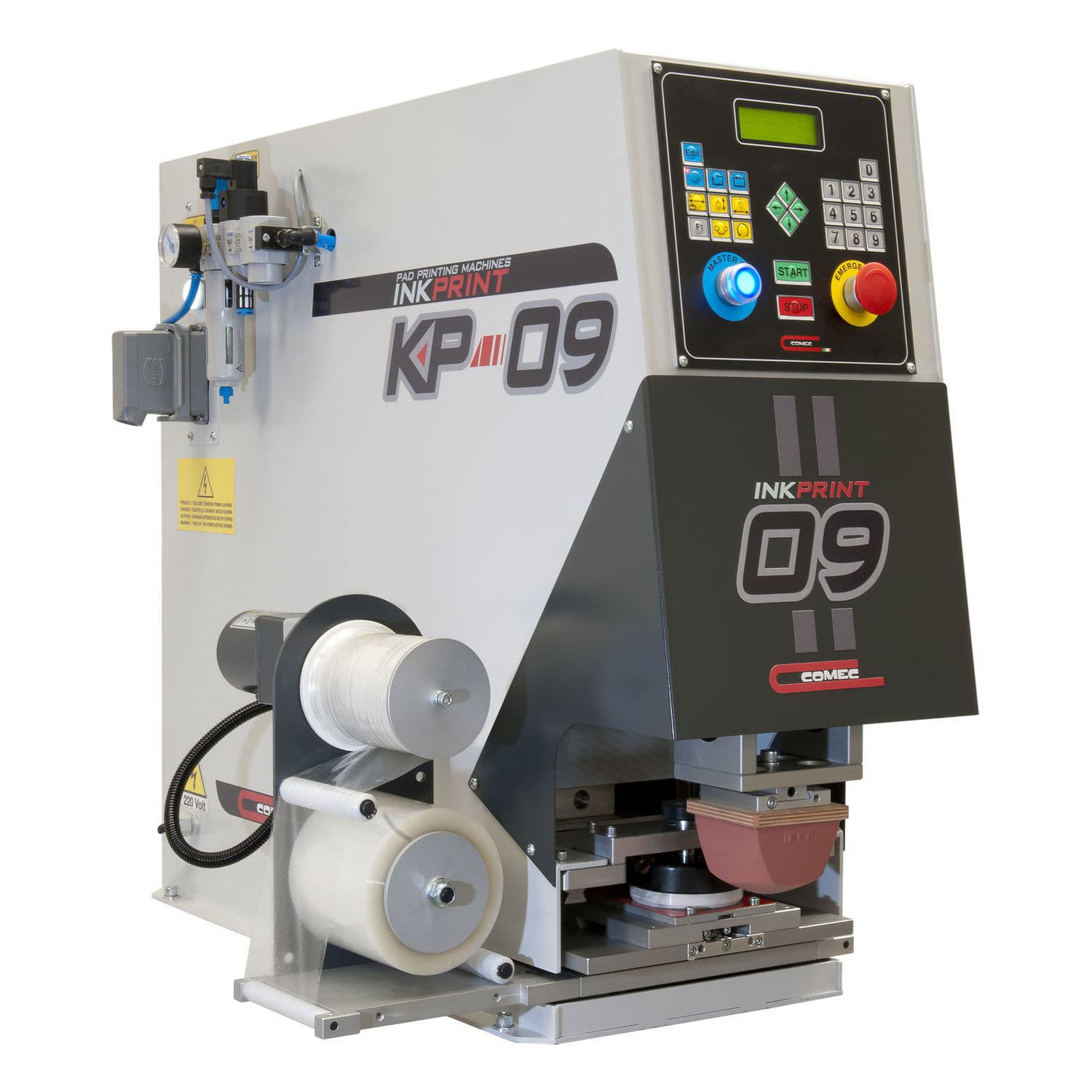 Machine de tampographie à encrier hermétique - INKPRINT KP09 1C - COMEC ...