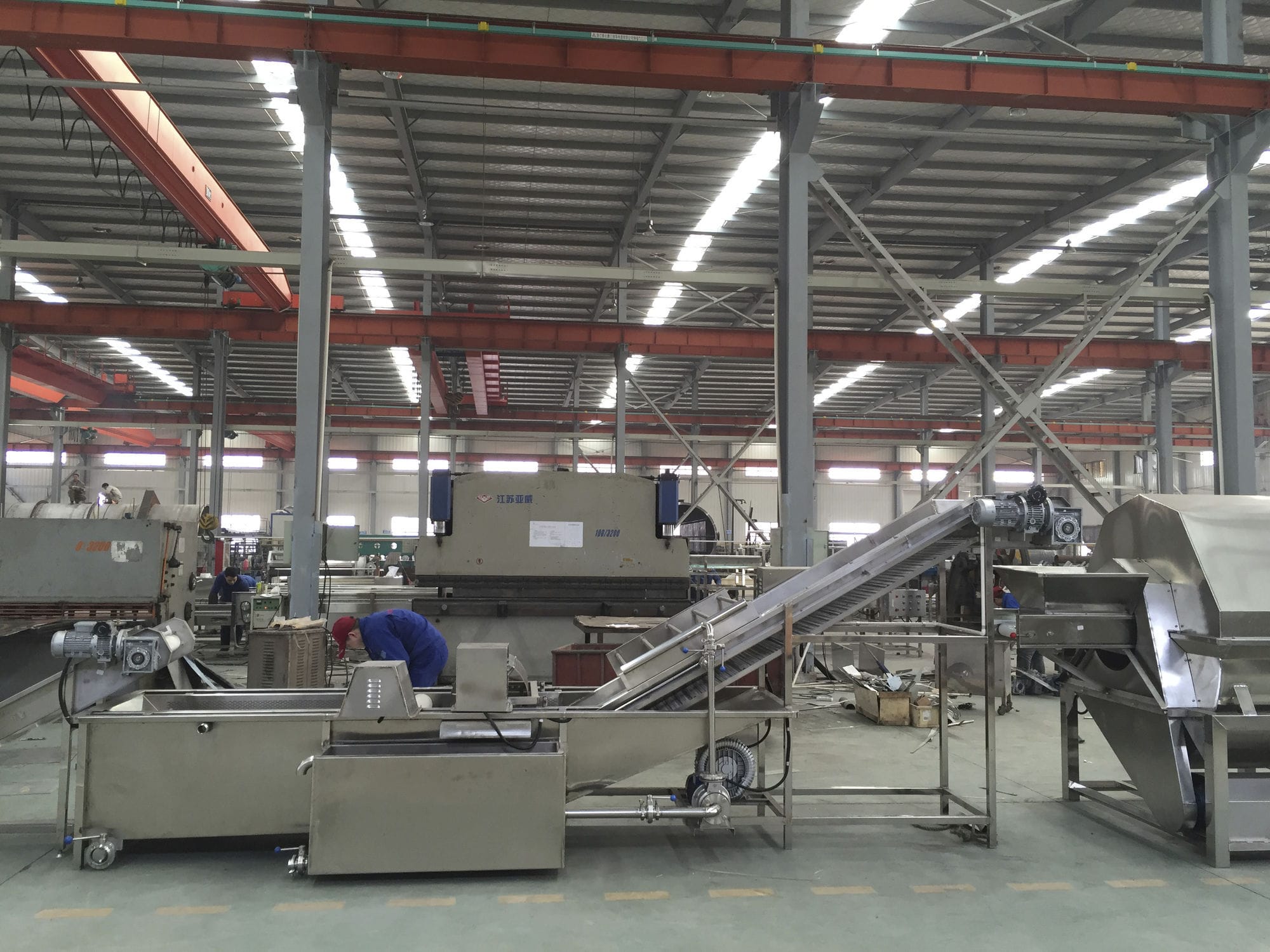 Laveuse agro-alimentaire à bande - QXJ-D - SHAOXING WALLEY FOOD ...