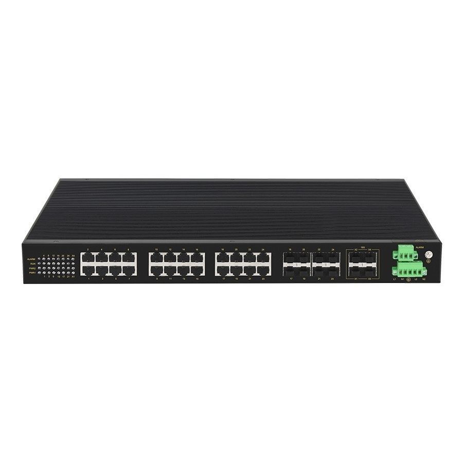 Commutateur Ethernet administrable - MISCOM8028G-4XGF-8GC-16GT - Wuhan ...