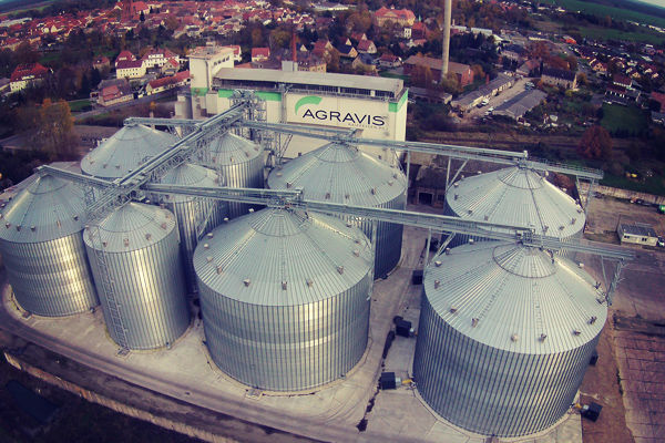 Silo à fond conique - SYMAGA SILOS - pour déchargeur / en acier galvanisé