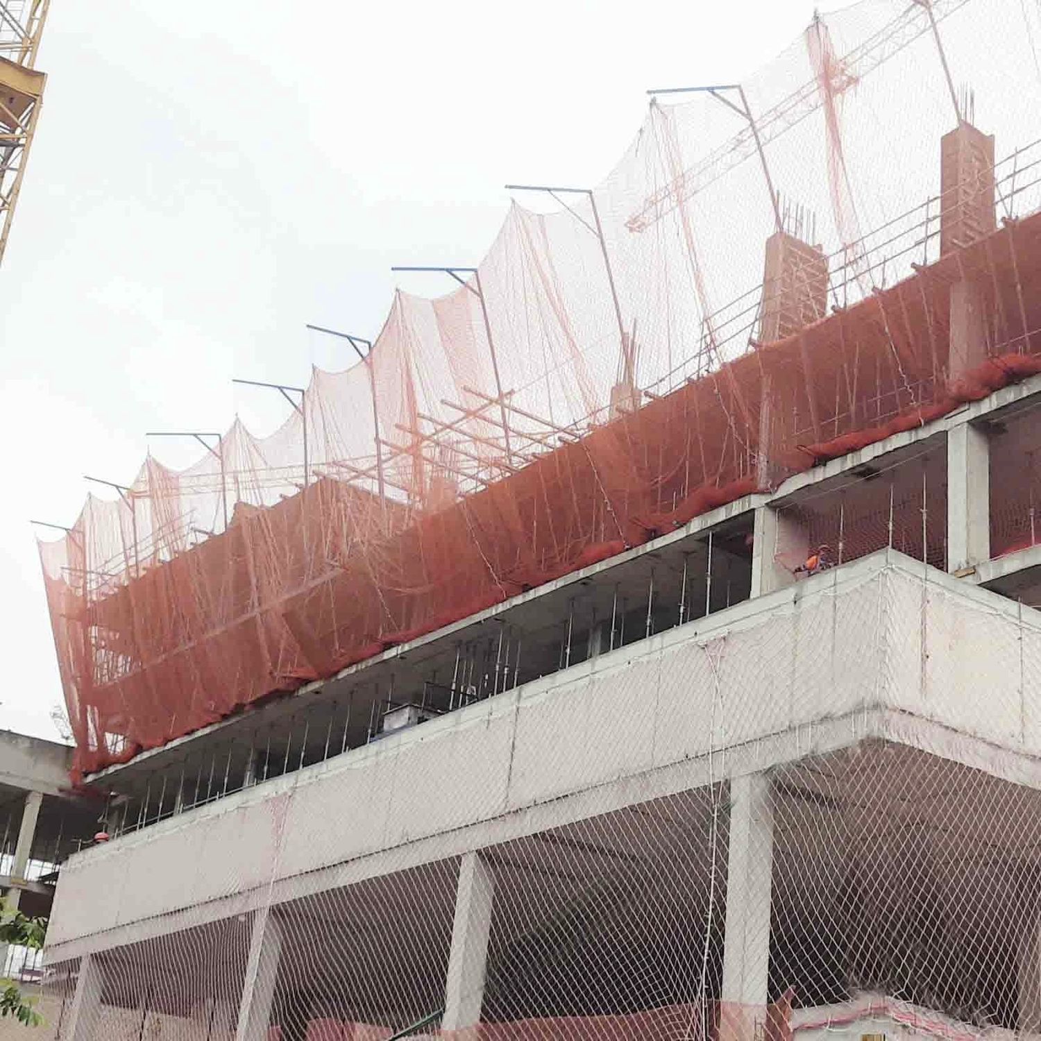 Filet de sécurité anti-chute pour chantier - Visor V - Visornets - de ...