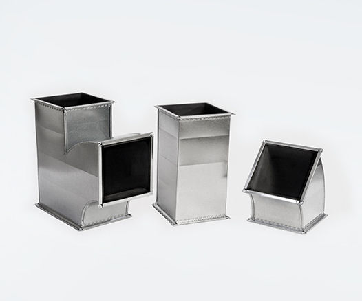 Gaine de ventilation rectangulaire - BRINNER - rigide / en acier ...