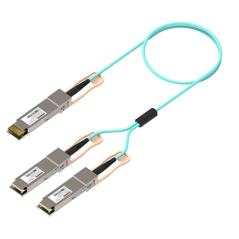 Câble optique de données - 200G QSFP-DD to 2x100G QSFP28 AOC - Accelink Technologies Company - d ...