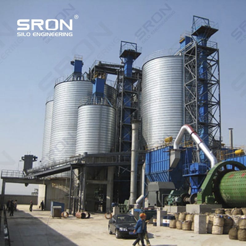 Silo boulonné - Henan SRON SILO ENGINEERING Co., Ltd - soudé / de ...