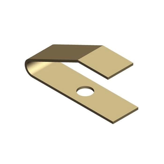 Contact électrique plat - 1-02-002-001-1 - YAN SHIN PRECISE CO.,LTD - embouti / à ressort / en ...