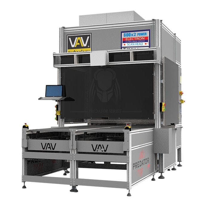 Machine de marquage laser - PREDATOR 600×2 FX 4x Series - Vav Technology - pour Jeans Denim ...