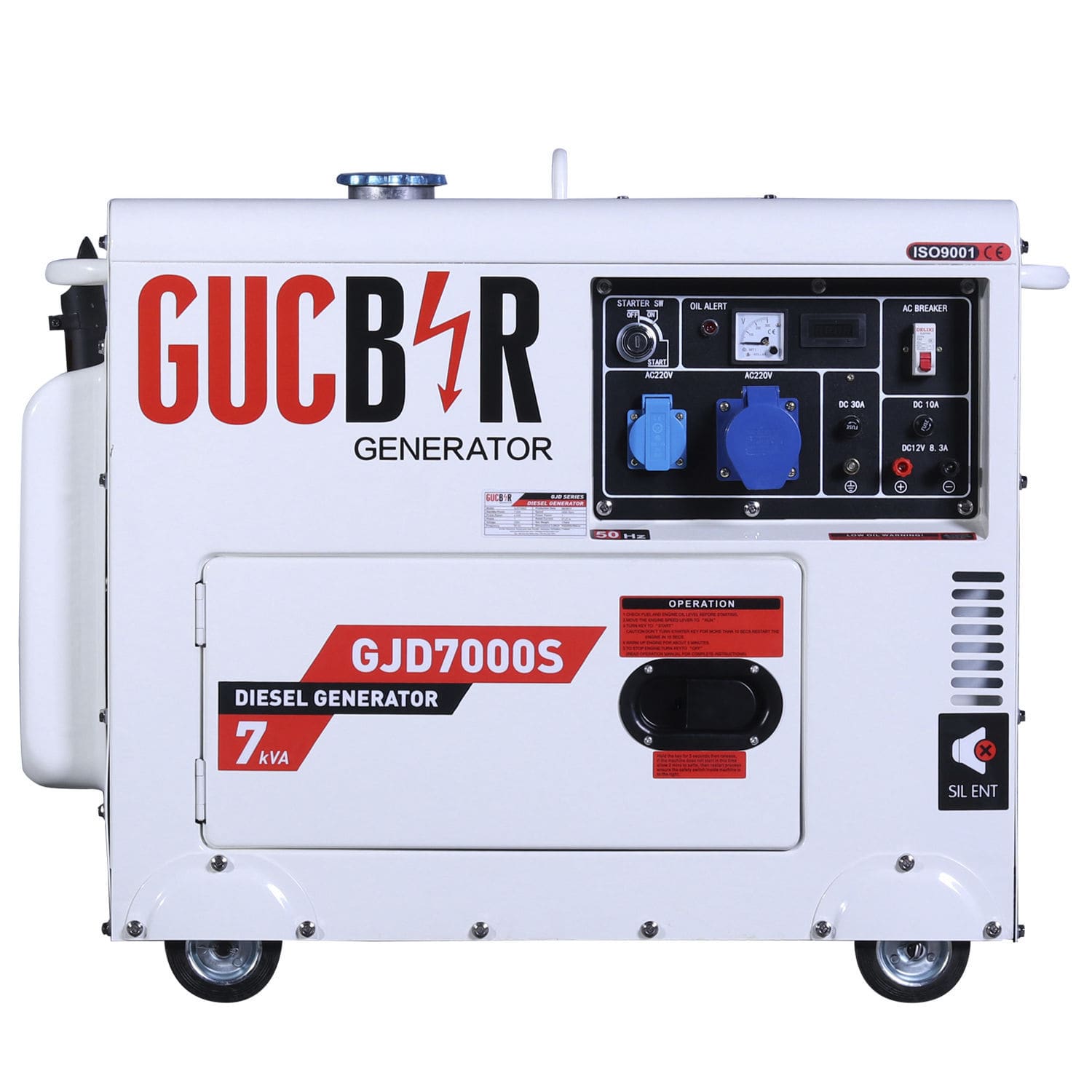 Groupe électrogène diesel - GJD7000S - GUCBIR GENERATOR MANUFACTURING ...