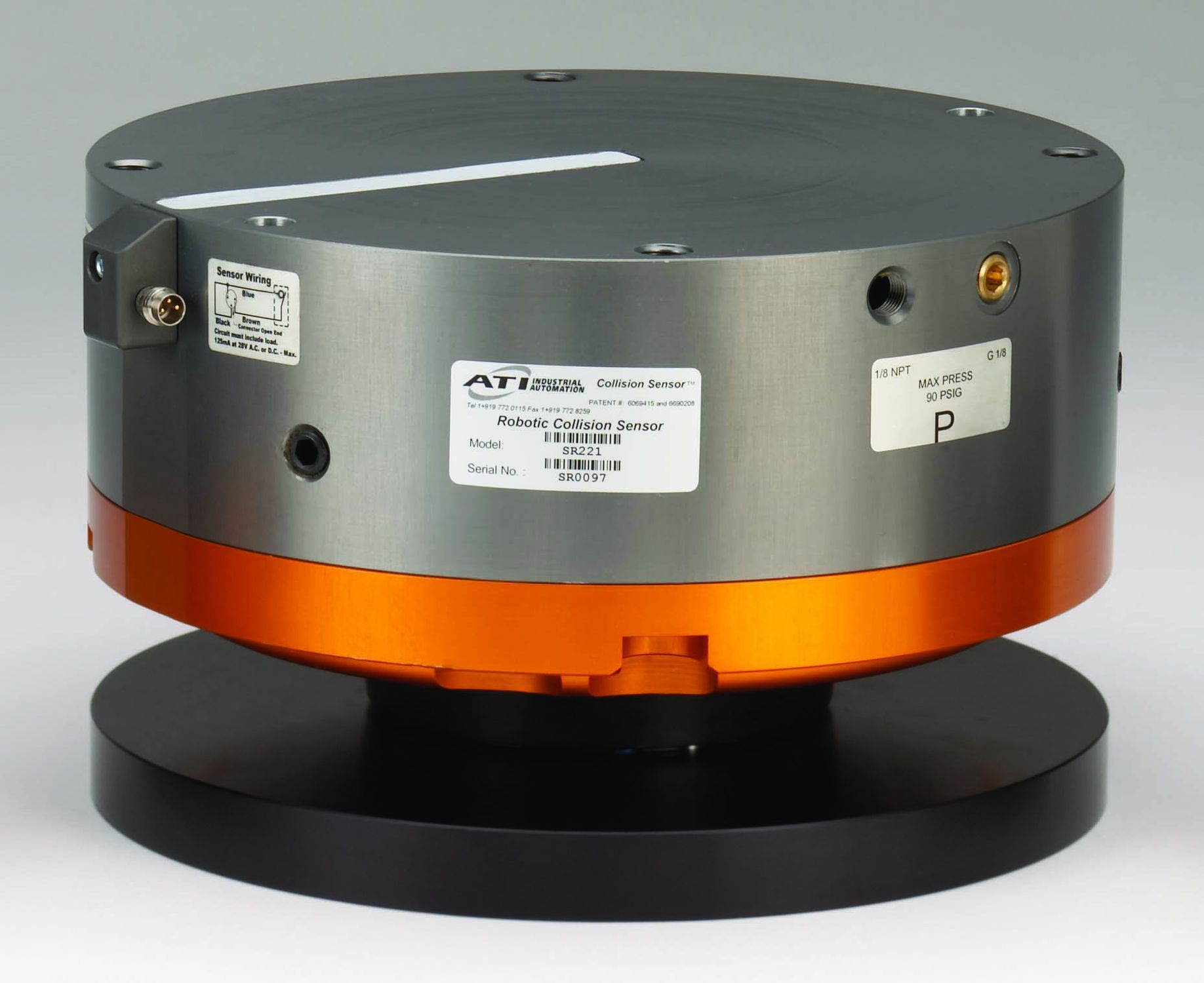 Unité de compliance / capteur de collision pour robots - SR-221 - ATI ...