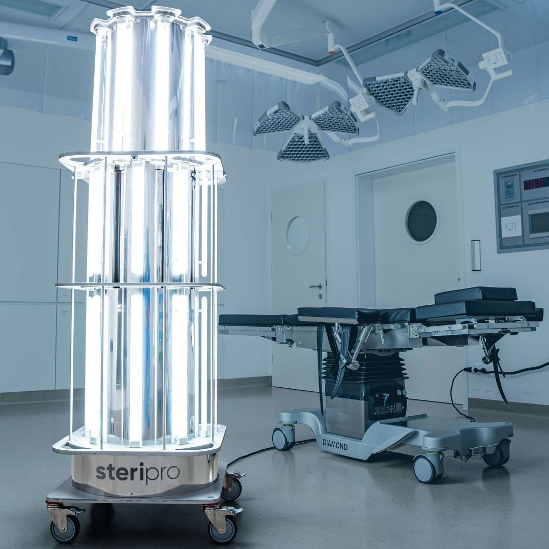 Robot de désinfection UV-C - SteriPro - UVC SOLUTIONS D.O.O. - pour hôpital