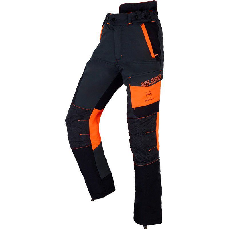Pantalon de travail - COMFY - Solidur - en nylon / forestier / gris