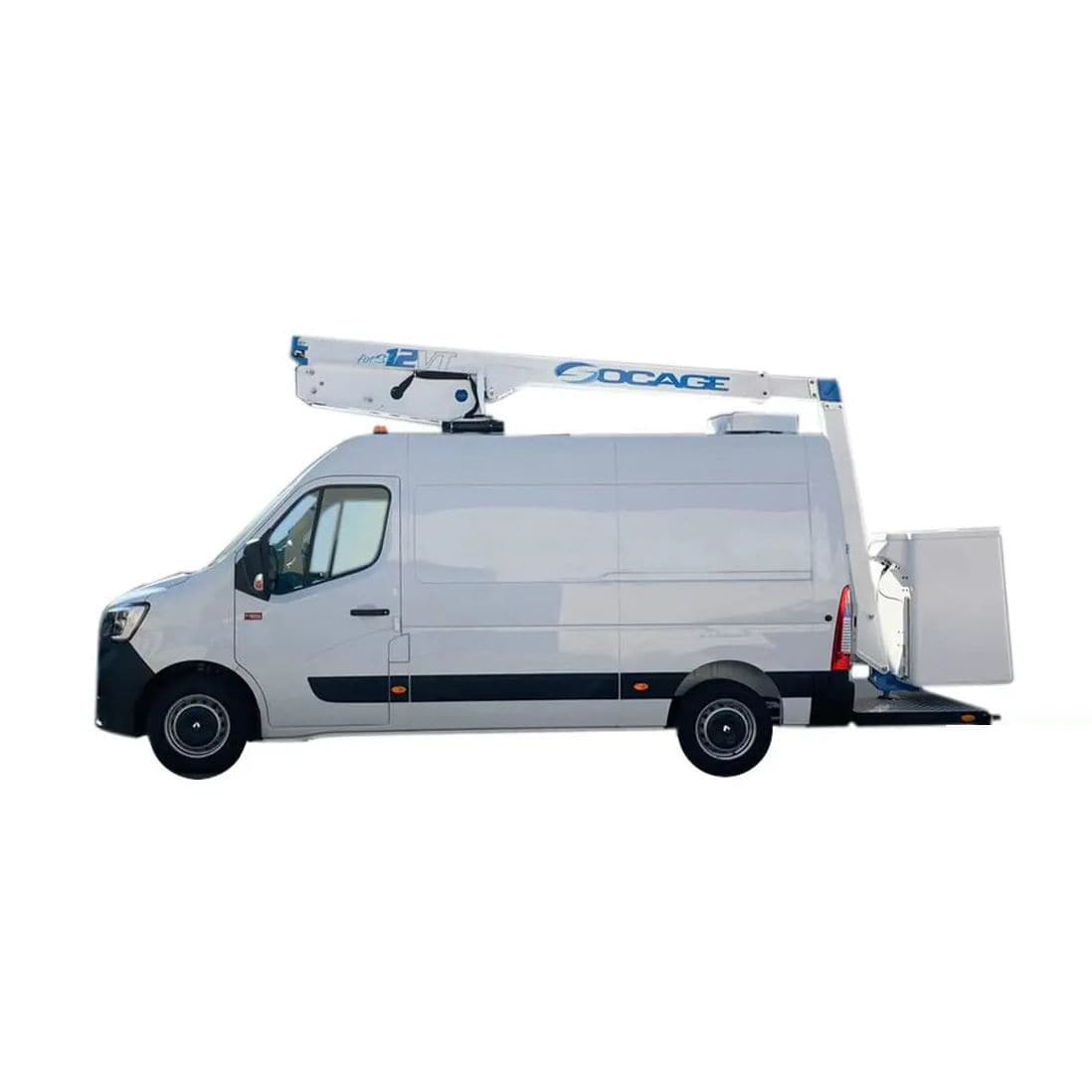 Nacelle télescopique montée sur fourgon - ForSte 12VT - Socageworld ...