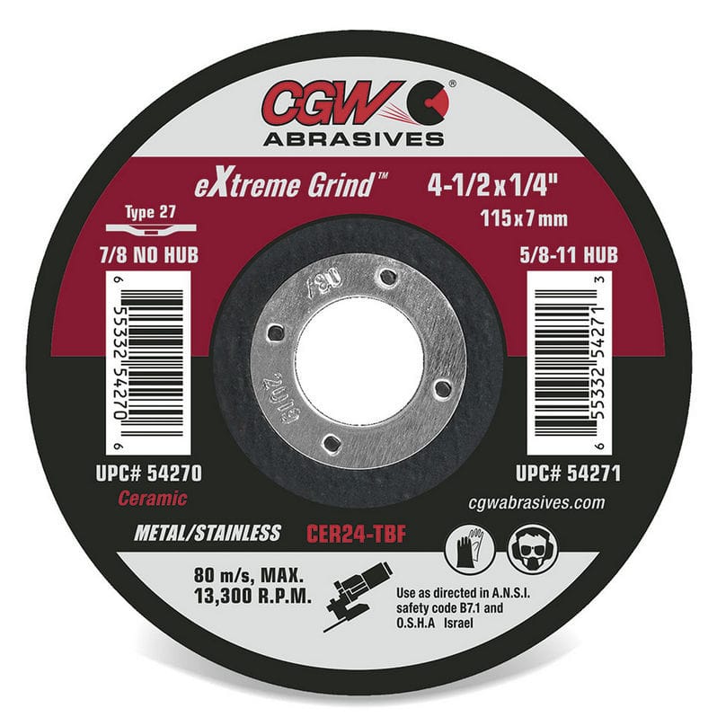 Meule cylindrique - eXtreme - CGW Abrasives - de rectification / en ...