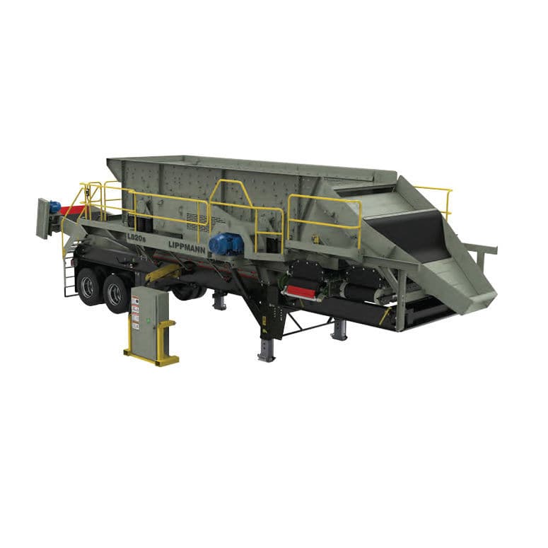 Crible mobile - L820s - LIPPMANN - pour produits en vrac / 3 fractions