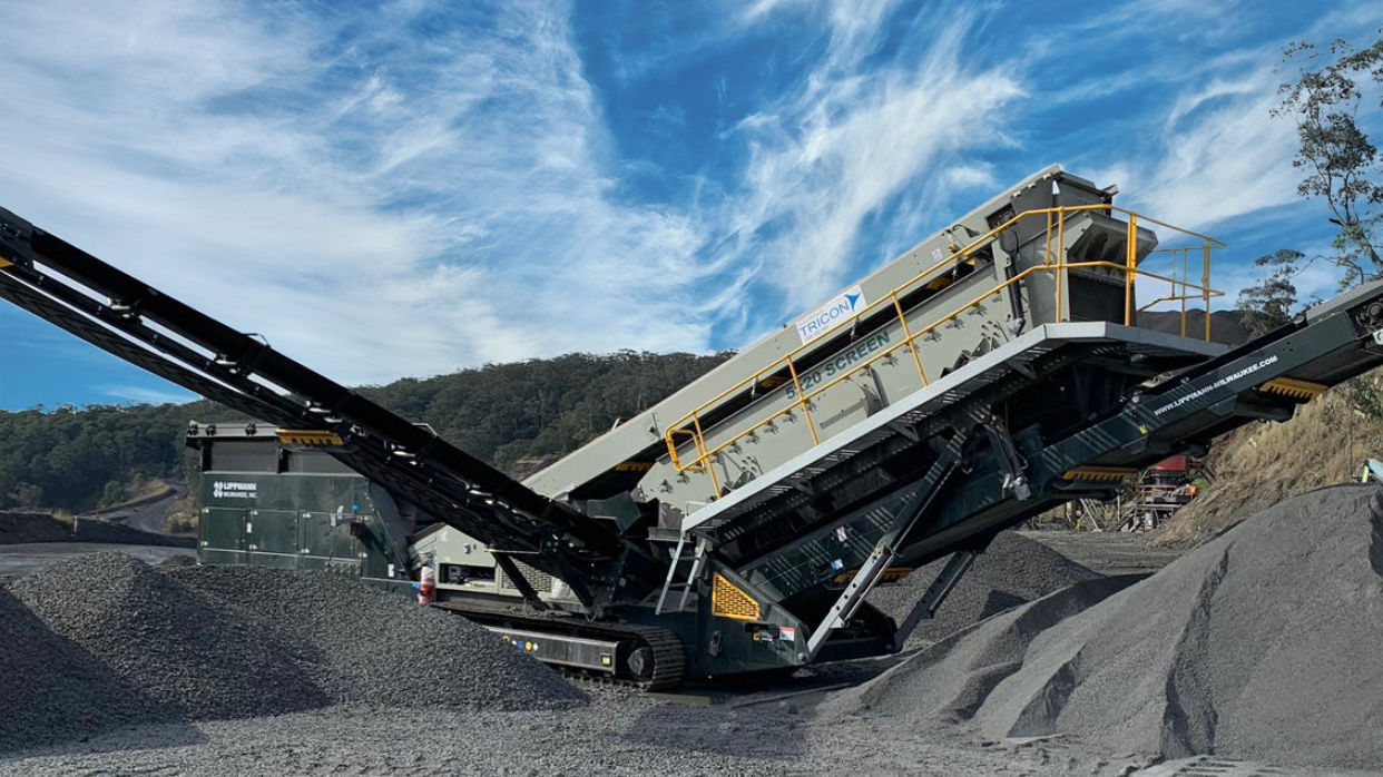 Crible vibrant - L520s-3t - LIPPMANN - de charbon / portable