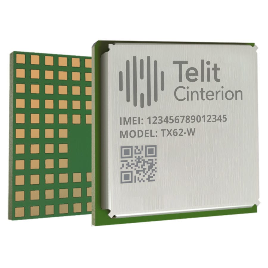 Module sans fil intégré - TX62 series - Telit - LTE / 5G / compact