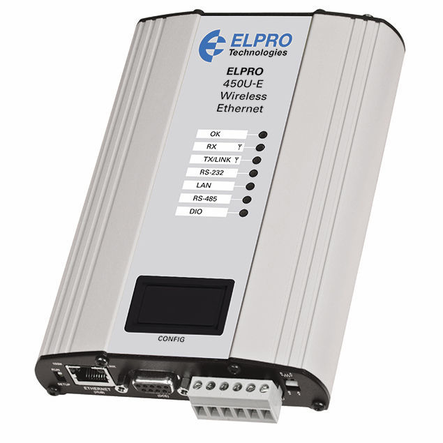Modem de données - 450U-E series - ELPRO Technologies - RS232 / RS485 / IP
