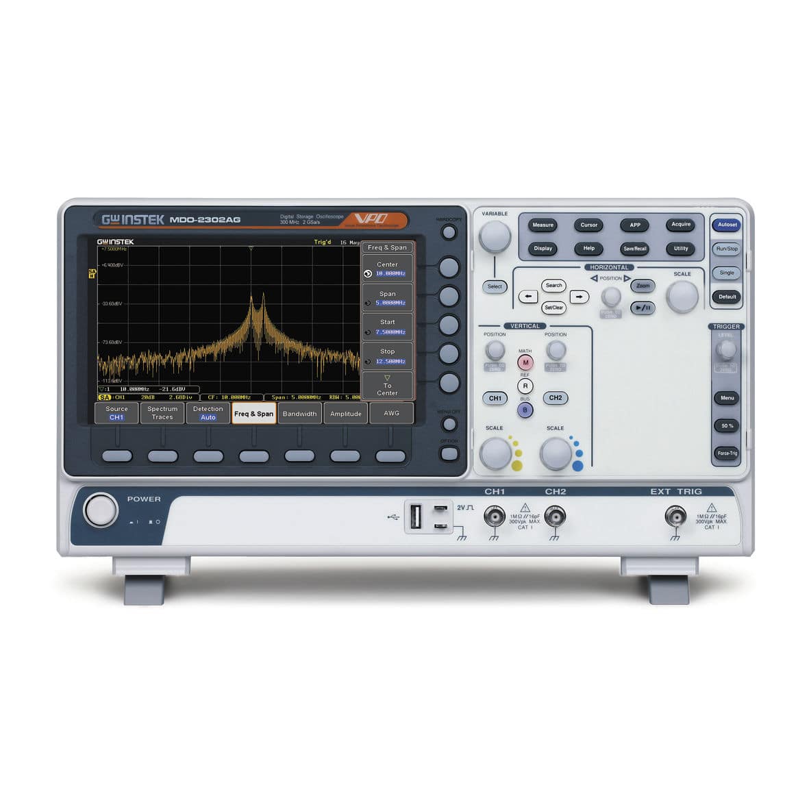 Oscilloscope de signaux mixtes - MDO-2000A Series - Instek - sur table ...