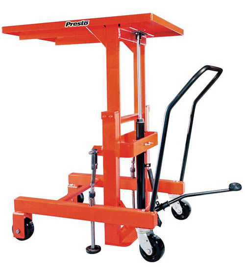 Table élévatrice à colonne - PL series - Presto Lifts - manuelle / mobile