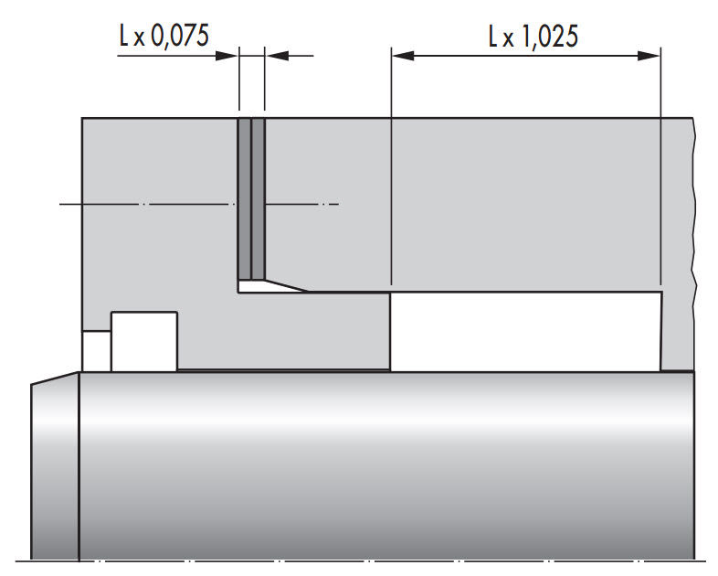 Joint d'étanchéité chevron - ES, ESV series - Simrit