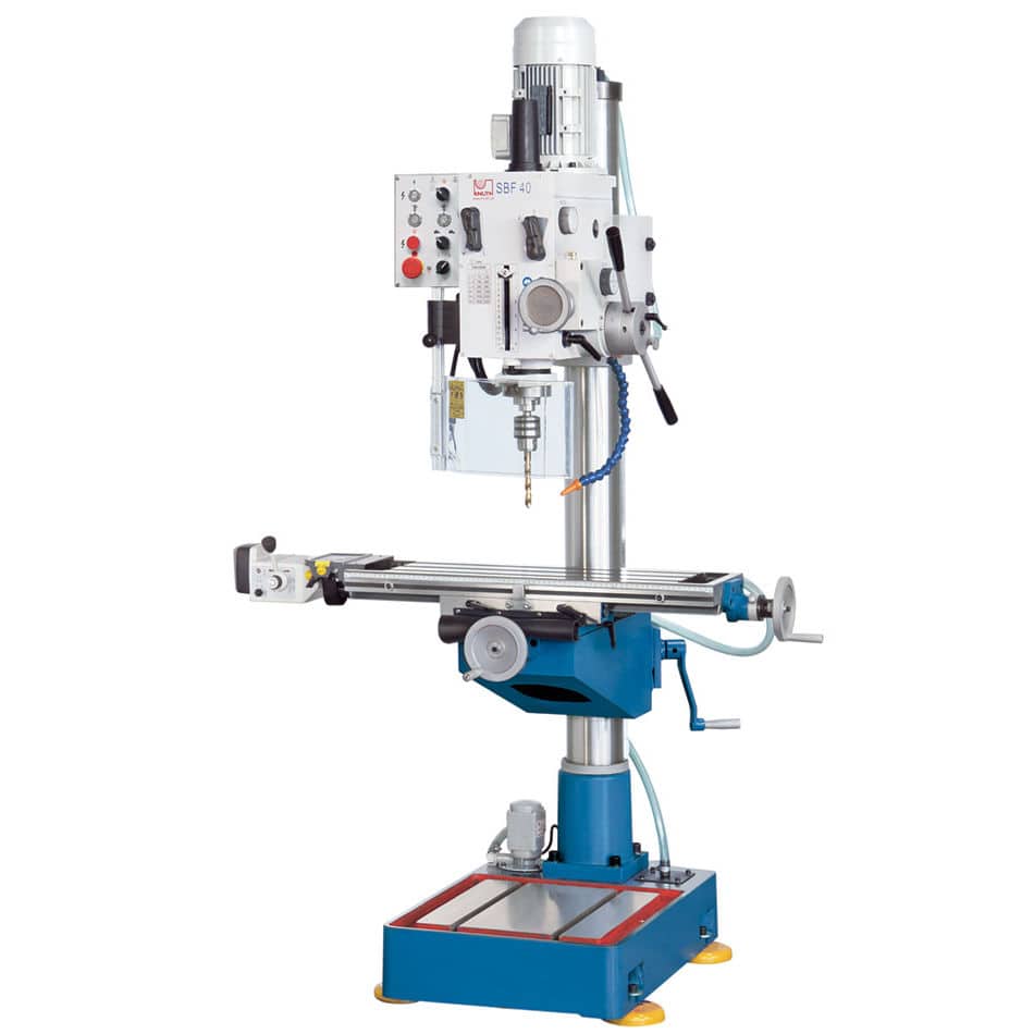 Perceuse-fraiseuse à colonne / haute précision - SBF Serie - Knuth ...
