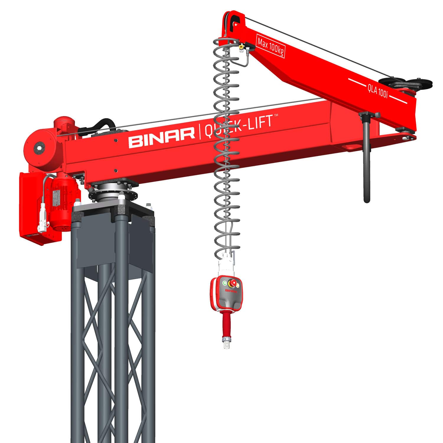 Bras manipulateur sur colonne - QLA 100i - Binar Quick-Lift Systems AB ...